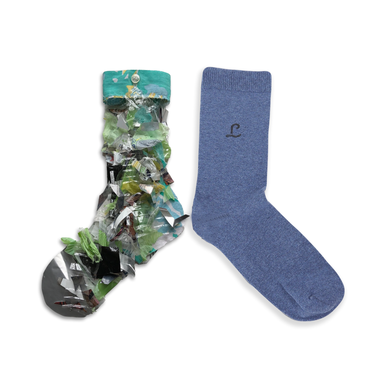 The manufacturing of our recycled socks