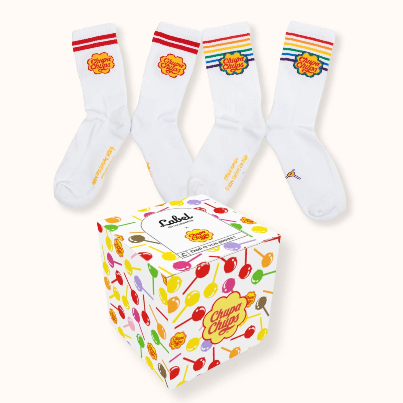 Chaussettes Chupa Chups - Coffret duo sport